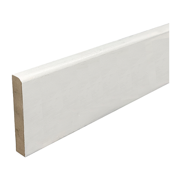 MDF Architrave - Rounded One Edge 18mm x 44mm Primed (5.4m) - Tudors